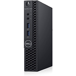 Dell OptiPlex 3060 Tiny Computer Micro Tower PC, Intel Core i5-8500T Processor, 8GB DDR4 Ram, 256GB NVMe SSD, Display Port, HDMI, Wi-Fi, Wireless Keyboard & Mouse, Windows 10 Pro (Renewed)