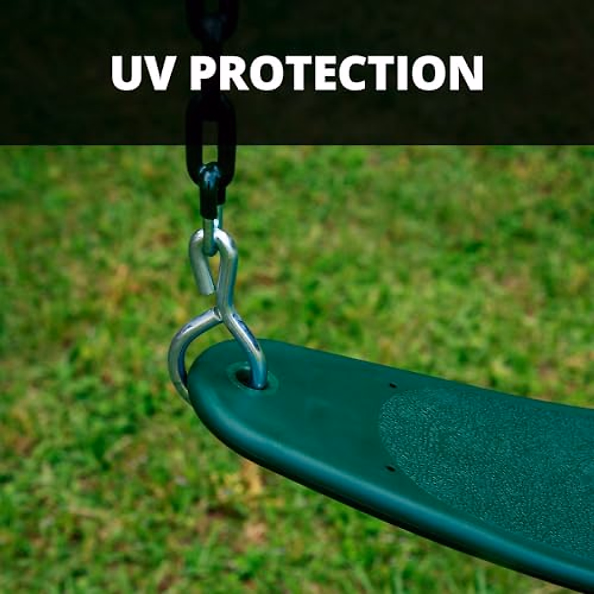 Gorilla Playsets 01-0003-AP Chateau Swing Set with Wood Roof, Wave Slide, and Rock Wall, Amber