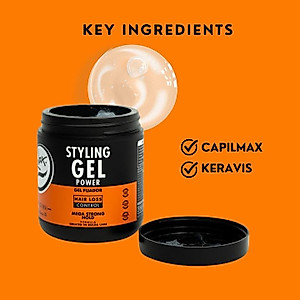 Rolda Power Styling Gel Hair Loss Control 17.6oz