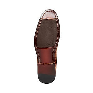 Steve Madden Men's Jefries Combat Boot, Dark tan, 10