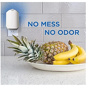 MELTINK ZEVO Indoor Flying Insect Trap for Fruit Flies, Gnats, and House Flies (1 Plug-in Base + 3 Refill Cartridge)