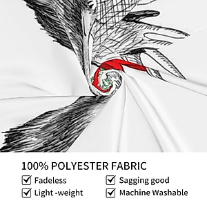 Mosytuky Moose Kissing Under Mistletoe Tapestry Wall Hanging Decor For Living Room Bedroom Dorm Classroom Office Decor 29x37 Inch