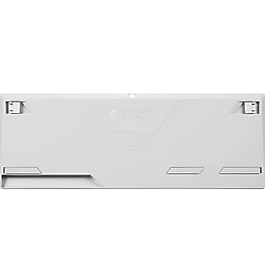 MSI Vigor Backlit RGB Dedicated Hotkeys Anti-Ghosting Mechanical Feel Gaming Keyboard (Vigor GK30 White US)