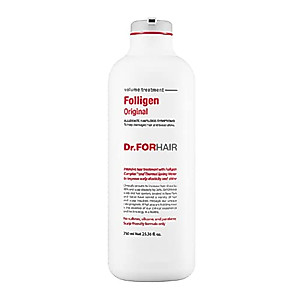 Dr.FORHAIR Folligen Volume Biotin Treatment (25oz) For Hair Regrowth Relieving Hair Loss Thinning Hair Care Shiny Increase Volume Strength Thickening Root Enhancer (No Paraben, Silicone, Sulfates)
