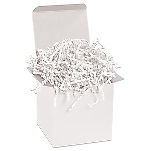 Aviditi Shipping & Packing Tissue Paper White, 10 lb Case | Crinkle Cut Paper Shred for Packing, Moving and Storage