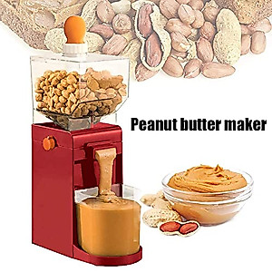 Fbaiyy Household Peanut Grinder, Mini Peanut Butter Machine, Electric Grain Grinder with Non-Slip Base, for Almonds, Coffee Bean Grinder