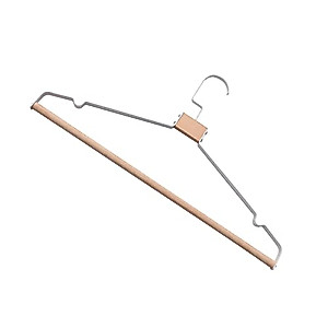STOBAZA Duty Skirts Wood Suit Modern Slacks Hook Shop Home Organizer Skirt Saving Clothes Heavy Metal Hangers Jeans Coat Anti-Slip White Hanger Shirt Kid Wooden for Slip Rack Space