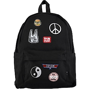 Top Gun Logo, Size 4.5x1.5 Inches Embroidered Iron on Patch. by TheDNtrading.