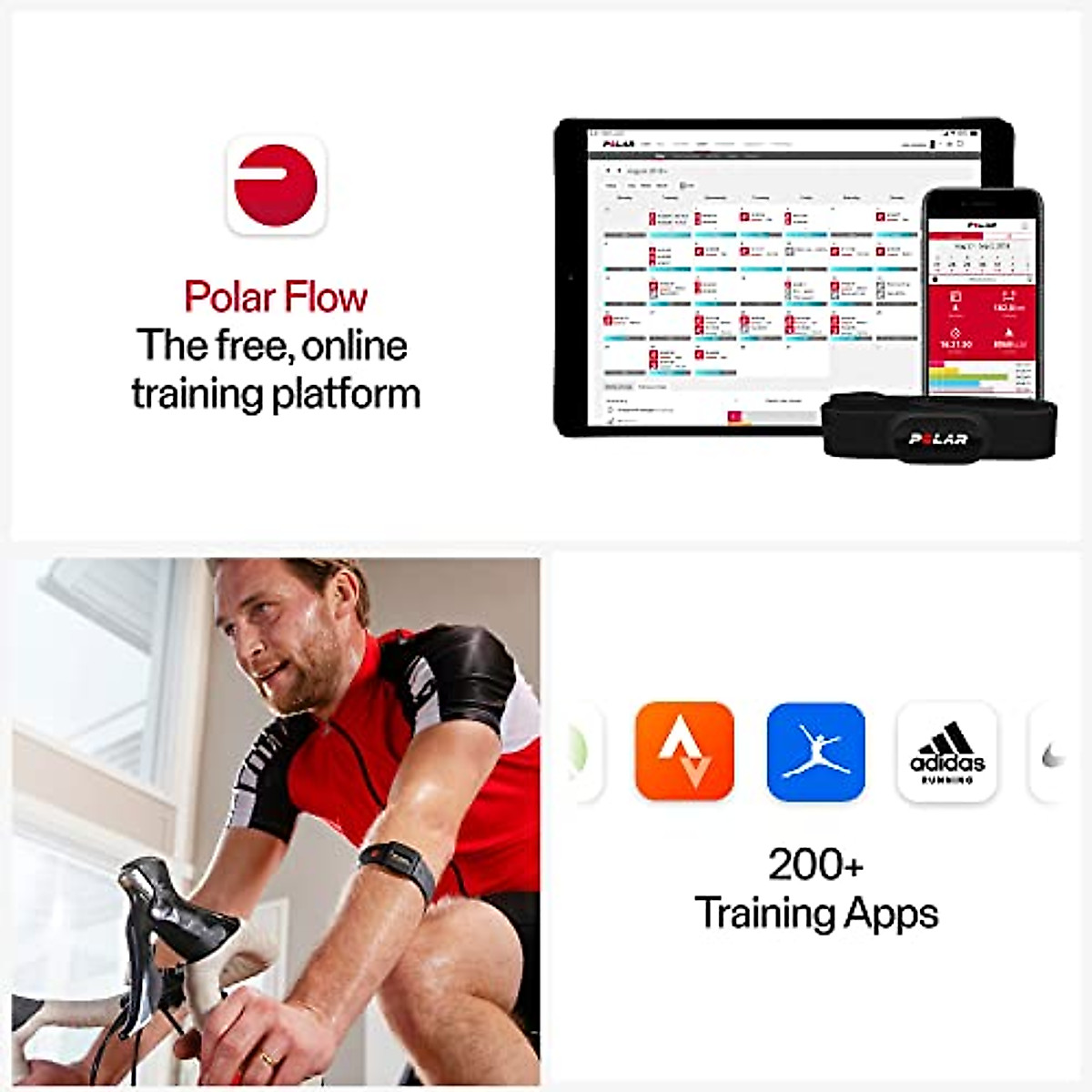 Polar Verity Sense - Optical Heart Rate Monitor Armband for Sport - ANT+ and Dual Bluetooth HRM - Waterproof HR Sensor with only One Button - Compatible with Peloton, Zwift and other apps, Gray, M-XXL