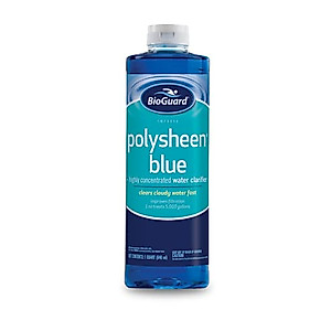 2 Pack BioGuard Polysheen Blue Swimming Pool Water Clarifier (1 Quart Bottles)