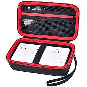 Hard Case for Bestek Universal Travel Adapter 220V to 110V Voltage Converter, Power Converters Organizer Storage Bag for USB Charging Sockets and Accessories - Black (Box Only)