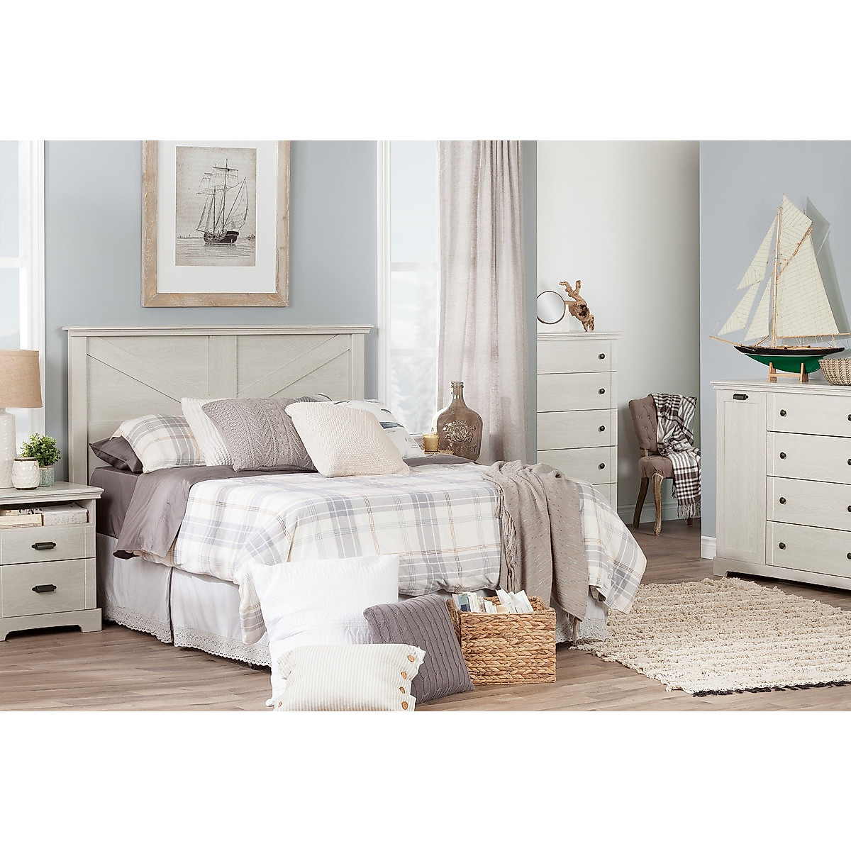 South Shore Avilla 5-Drawer Dreser, Winter Oak