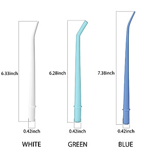 Annhua 25 Pcs Large Dental Surgical Aspirator Tips Disposable Green Suction Tips, Dental Aspirating Tips 1/4 Inch Diameter, Used for Dental Clinic, Operating Room, Lab