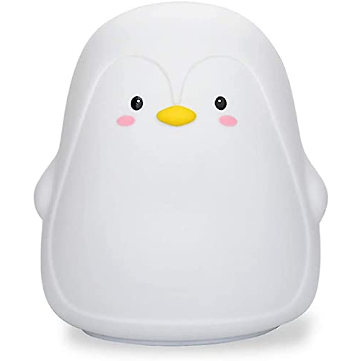 Penguin LED Night Light, Cute Nursery Color Changing Night Light with Tap Control, USB Rechargeable Portable Squishy Silicone Soft Lamp Gifts Bedroom