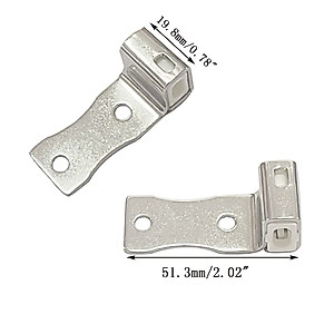 bjsdkff Ackron Couch Spring Repair Kit, Sofa Savers Zig Zag Spring Repair Bracket Kit for Furniture Chair, Sofa, Couch, Bed Spring Clips Replacement Parts 10 Pieces