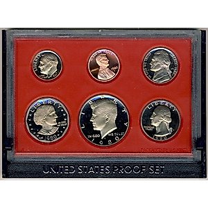 1980 S Clad Proof 5 Coin Set in Original Government Packaging Proof