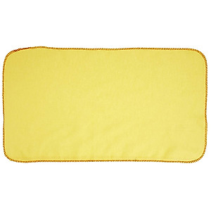 Nabob Wipers Yellow Dusting Cloth Rag 100% Cotton Washable, Duster Cloth for Cleaning Wiping (12 Pack)