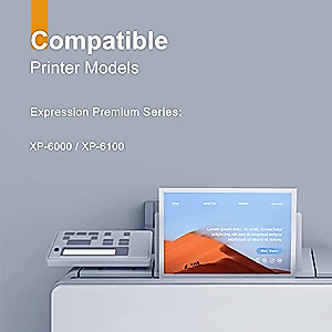 InkNI Remanufactured Ink Cartridge Replacement for Epson 302XL 302 XL T302XL Ink for Expression Premium XP-6000 XP-6100 Printer (Cyan, Magenta, Yellow, 3-Pack)