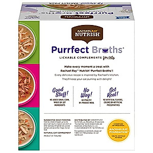 Rachael Ray Nutrish Grain Free Chicken and Tuna Recipe Variety Pack Wet Cat Food, 1.4 oz., Count of 12