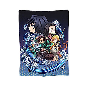 Anime Blanket Couch Throw Blanket Flannel Blankets for Couch Bed Living Room 50"X40"