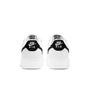 Nike Men's Low-Top Sneakers Basketball Shoe, White Black Dark, 11