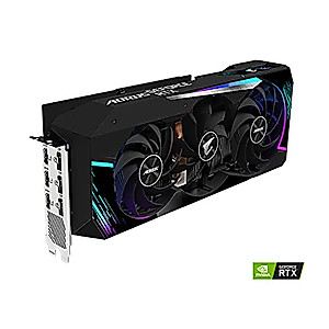 GIGABYTE AORUS GeForce RTX 3080 Master 10G (REV3.0) Graphics Card, Max Covered Cooling, LHR, 10GB 320-bit GDDR6X, GV-N3080AORUS M-10GD REV3.0 Video Card