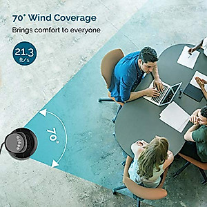 Dr. Prepare 33 Inch Oscillating Tower Fan with Remote, 70° Oscillating Fan, 3 Speeds and Wind Modes, Quiet Cooling, 12H Timer, Portable Bladeless Standing Fan for Bedroom Home Office