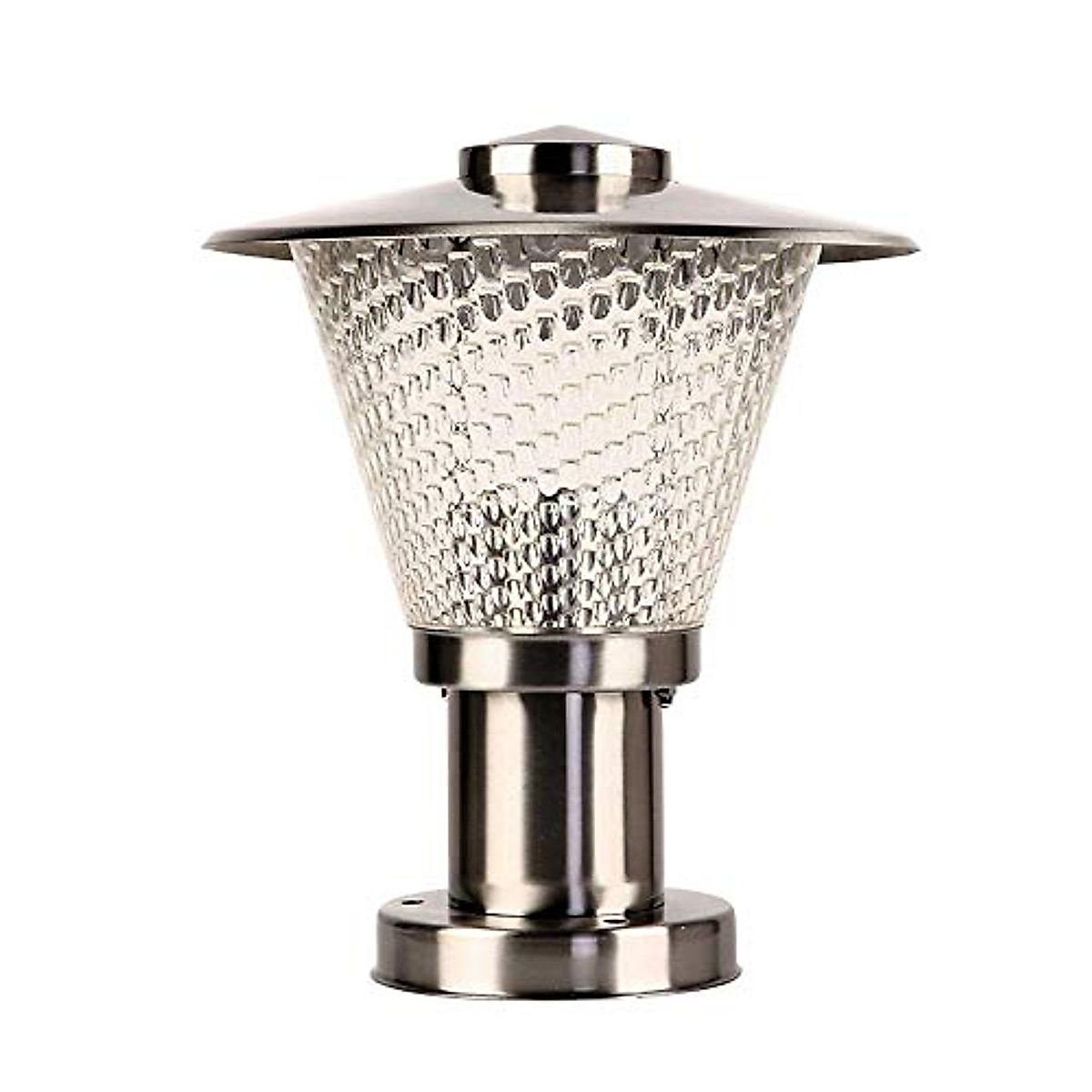 ZZYJYALG Outdoor Waterproof Column Lamp Modern Minimalist Creative Stainless Steel Anti-Rust Lighting E27 Pillar Light Home Garden Corridor Wall Courtyard Decoration Post Lamp