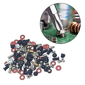 1Box DIY Accessories Kit for Motherboard Mounting Hardware Screws Repair Tool Hard Disk for Computer PC with Storage Case SCRW-209215