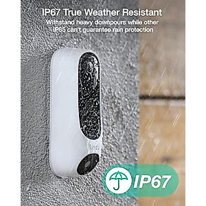 Lindo Pro Dual Camera Video Doorbell 2K with Chime, Free Video History, Over 190° Widest Field of View, 5MP Ultra HD Wireless Doorbell Camera, Triple Detection, 5-Min Installation, Battery Powered