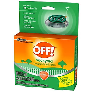 OFF!. S C Johnson Country Fresh Scent Mosquito Coil III Refills, 6 Refills (Pack of 6)