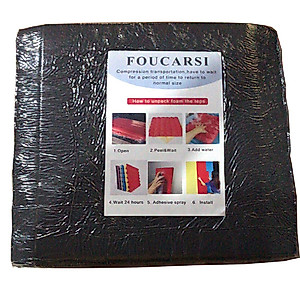 Kaishengwei Acoustic Foam Egg Crate Panel Studio Foam Wall Panel 48" X 24" X 2" (4 PACK, Black)