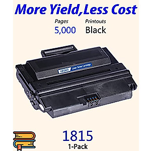 1-Pack ColorPrint Compatible Toner Cartridge High Yield Replacement for Dell 1815DN 1815 Multifunction 310-7943 NF485 PF658 RF223 PF656 310-7945 ug297 Laser Printer (Black, 5,000 Pages)