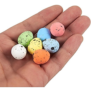 Juvale Mini Easter Eggs for Crafts, Foam Eggs for DIY Projects and Easter Decor (216 Pack)
