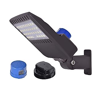 SZGMJIA 100W LED Parking Lot Lighting, Street Light 15,000 Lumen Super Bright 5000K Daylight White Replaces 500W Halide Shoebox Pole Lights with photocell for Stadium Parking Lot Roadways