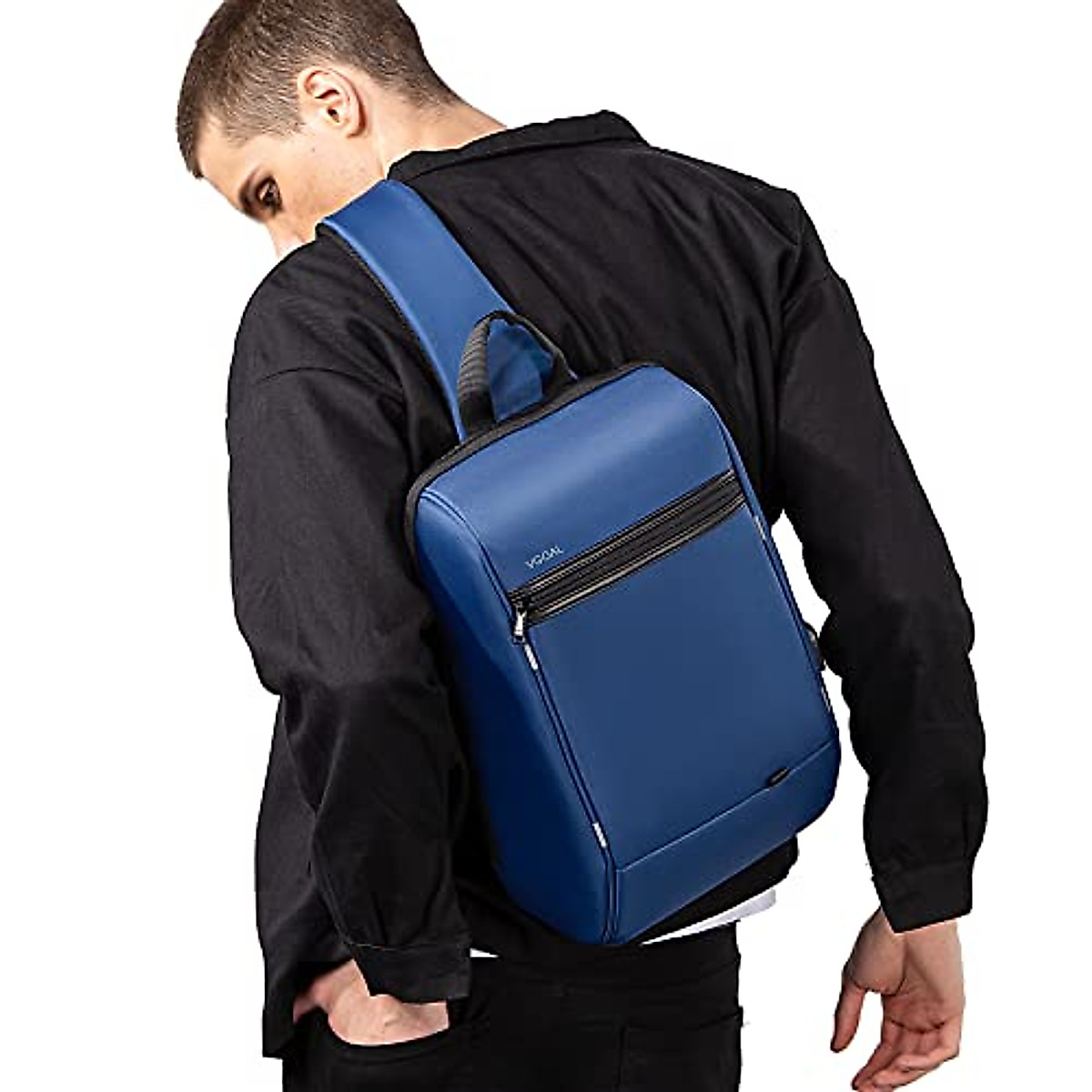 VGOAL Sling Backpack Men'S Chest Bag Shoulder Crossbody Sling Backpack for Men with USB Charging Port