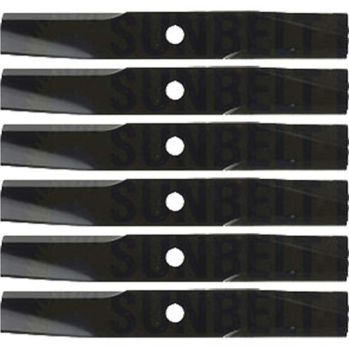 (6 Pack) Premium Medium Lift Replacement XHT Lawn Mower Blade Fits Toro/Wheel Horse 107982 | 14" x 2" / 0.6875" Hole