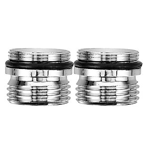 SUPVOX 2pcs Faucet Adapter Kit Copper Sink Faucet to Hose Adapter for Filter Compatible with Detachable Aerators Leak-Resistant Design for Garden Hose Portable Washers