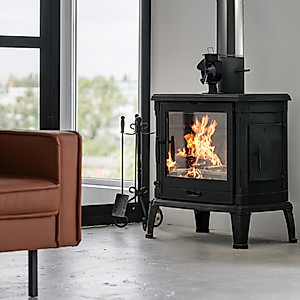 DuraVent DuraPlus 36 x 6 Inch Galvanized Stainless Steel Triple Wall Wood Burning Stove Pipe Connector for Ventilation with Twist Lock, Silver