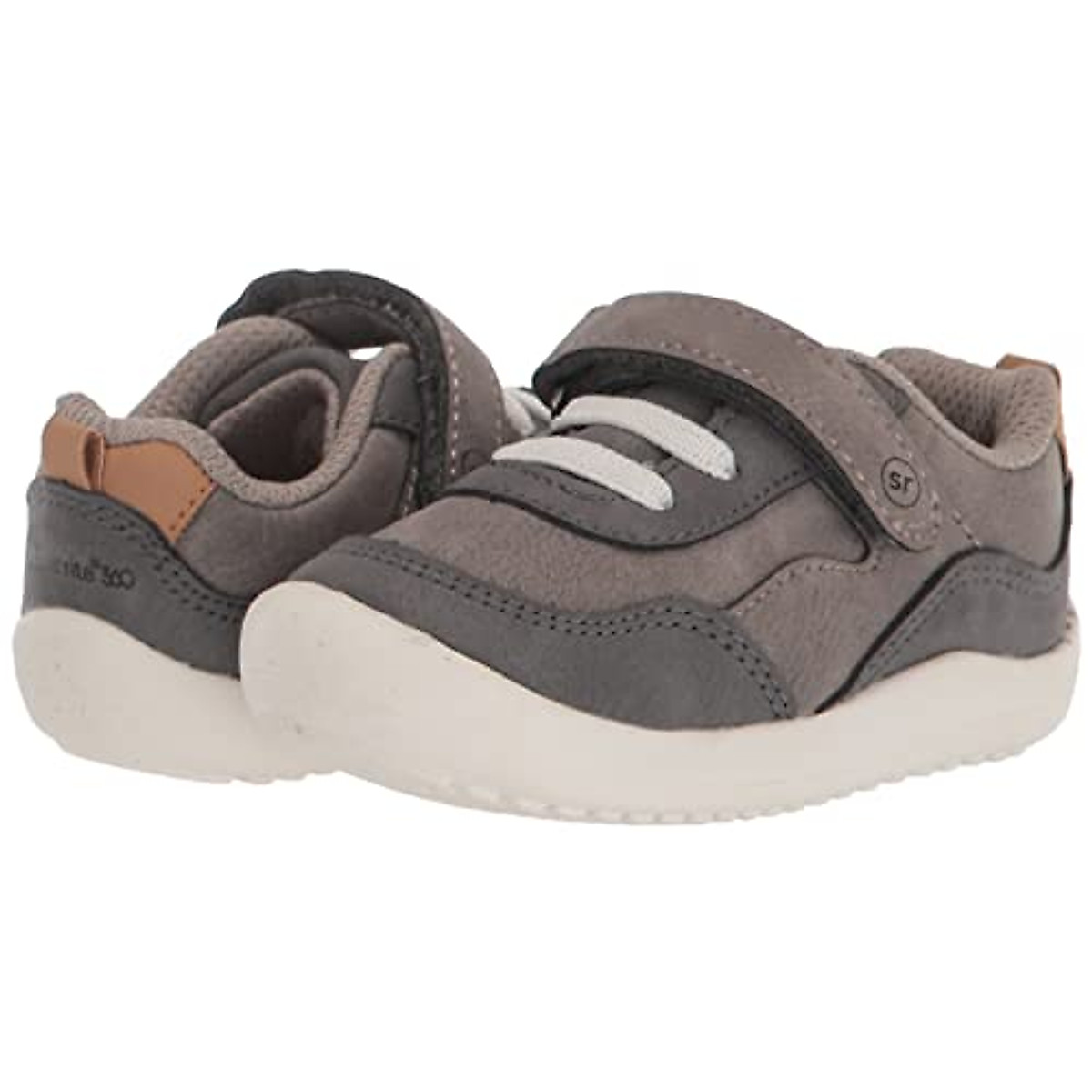 Stride Rite 360 Boys Nick Sneaker, Grey, 5 Toddler