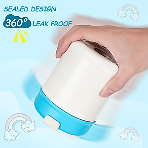 Thermo for Hot Food Kids - 15.8 Oz, Insulated Food Container for Lunch, Stainless Steel Vacuum Insulated Food Jar with Folding Spoon, Wide Mouth, Leak Proof, Pink