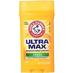Arm & Hammer Ultra Max Fresh Scent Solid Antiperspirant Deodorant 2.6 oz (Pack of 6)