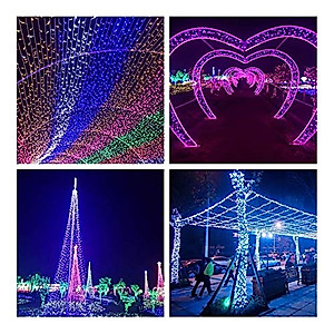 LIUPENGWEI Fairy Lights, Rope Lights 10M 100LED Waterproof String Lights Long LED Outdoor Garden Lights Christmas Lights Lighting 8 Operation Modes For Patio Party Wedding Yard Trees Home garden Ghost