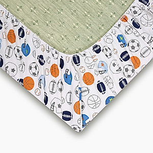 Baby Spark All-Star MVP 3pc Soft Cotton Crib Bedding Set