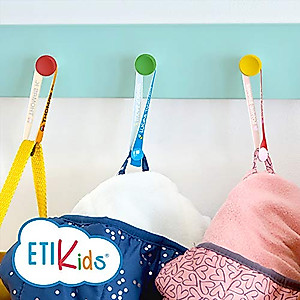 Clothes Hanger for Kids. Custom Ribbon for Hanging Jackets and School Clothes. 6 uds. (Pink)