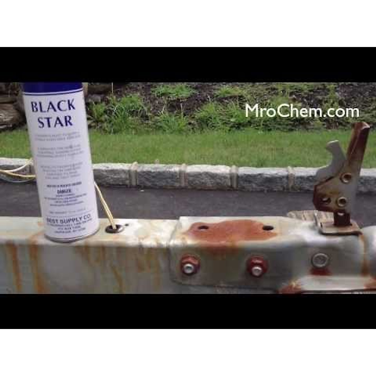 MRO Chem Black Star Rust Converter - Converts Rust on Any Steel Surface - 1 Gallon