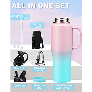 RRYFOUR Dynamic Duo Bundle 32oz Insulated Tumbler that Fits in Cup Holder Combo