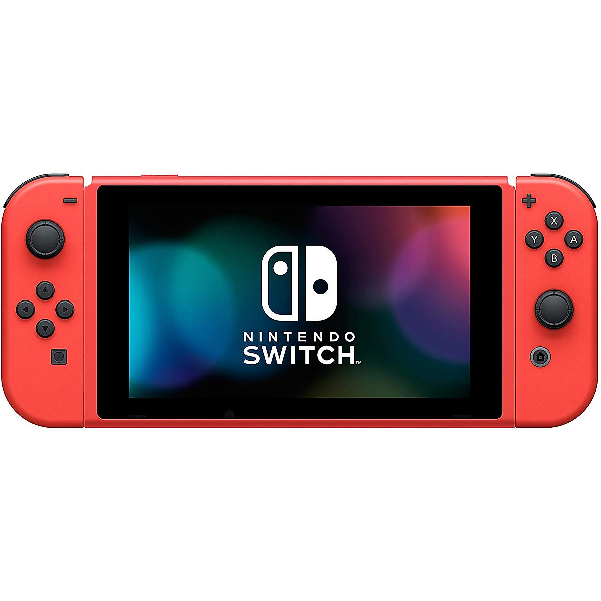 Newest Nintendo Switch Mario Red & Blue Edition 32GB Console Red Joy-Con, WiFi, Bluetooth, HDMI, Extra External 64GB Storage and Ultimate 18-in-1 Case
