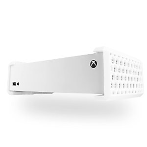 Glistco Stealth Mount - Under Desk Mount compatible with Xbox Series S - White