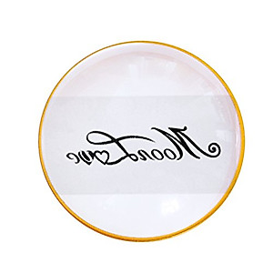 5X 3X Dome Magnifying Glass Paperweight Loupe Page Magnified Glasses Hand Free Magnify Glasses Best Desk Magnifier for Reading Close Work Map Jewelry Book Hobby Kids Smooth Glide Small Toy